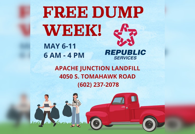 Apache Junction Offers Free Dump Week to Encourage Community Clean-Up