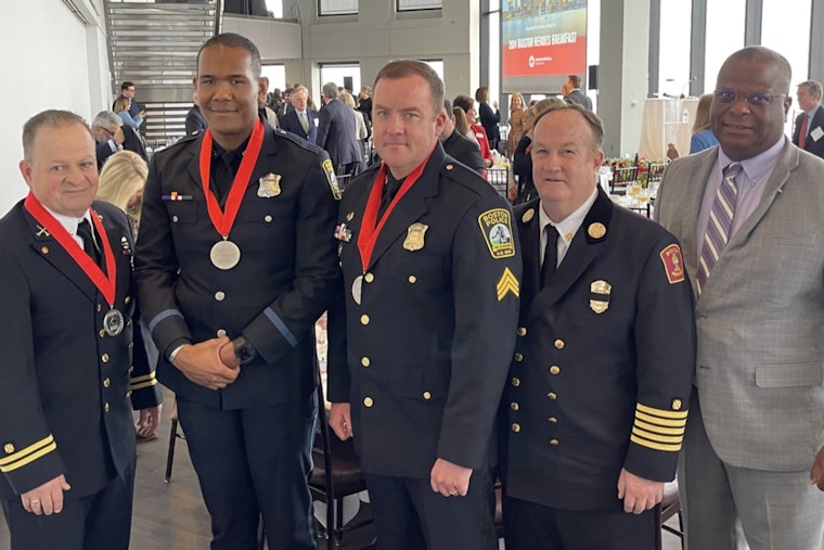 Boston Police Officers Honored with Red Cross Heroes Award for
