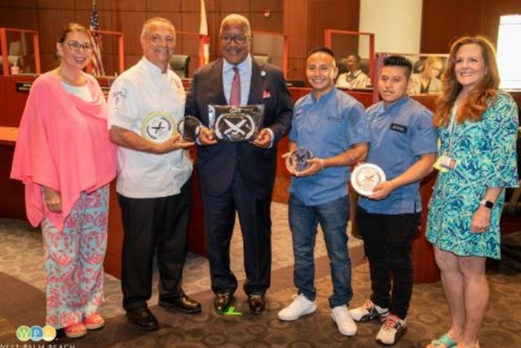 Chef Joey Leuze Crowned Master Chef at West Palm Beach GreenMarket