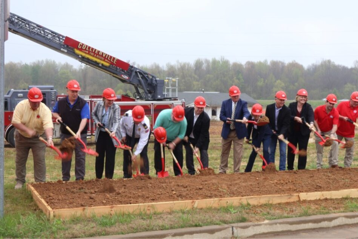 Collierville Marks Groundbreaking of Firehouse #6 to Boost Town Safety