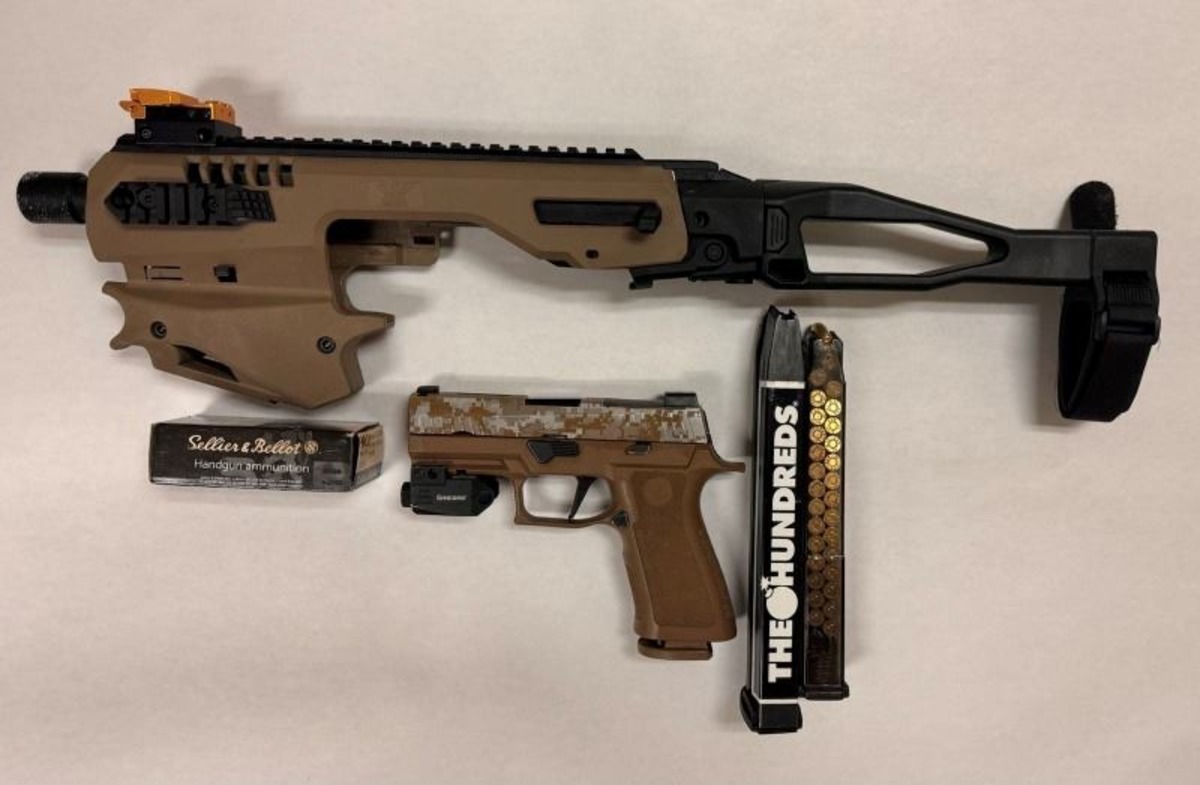 Convicted Felon Nabbed on Weapons Charges During Gang Task Force Raid