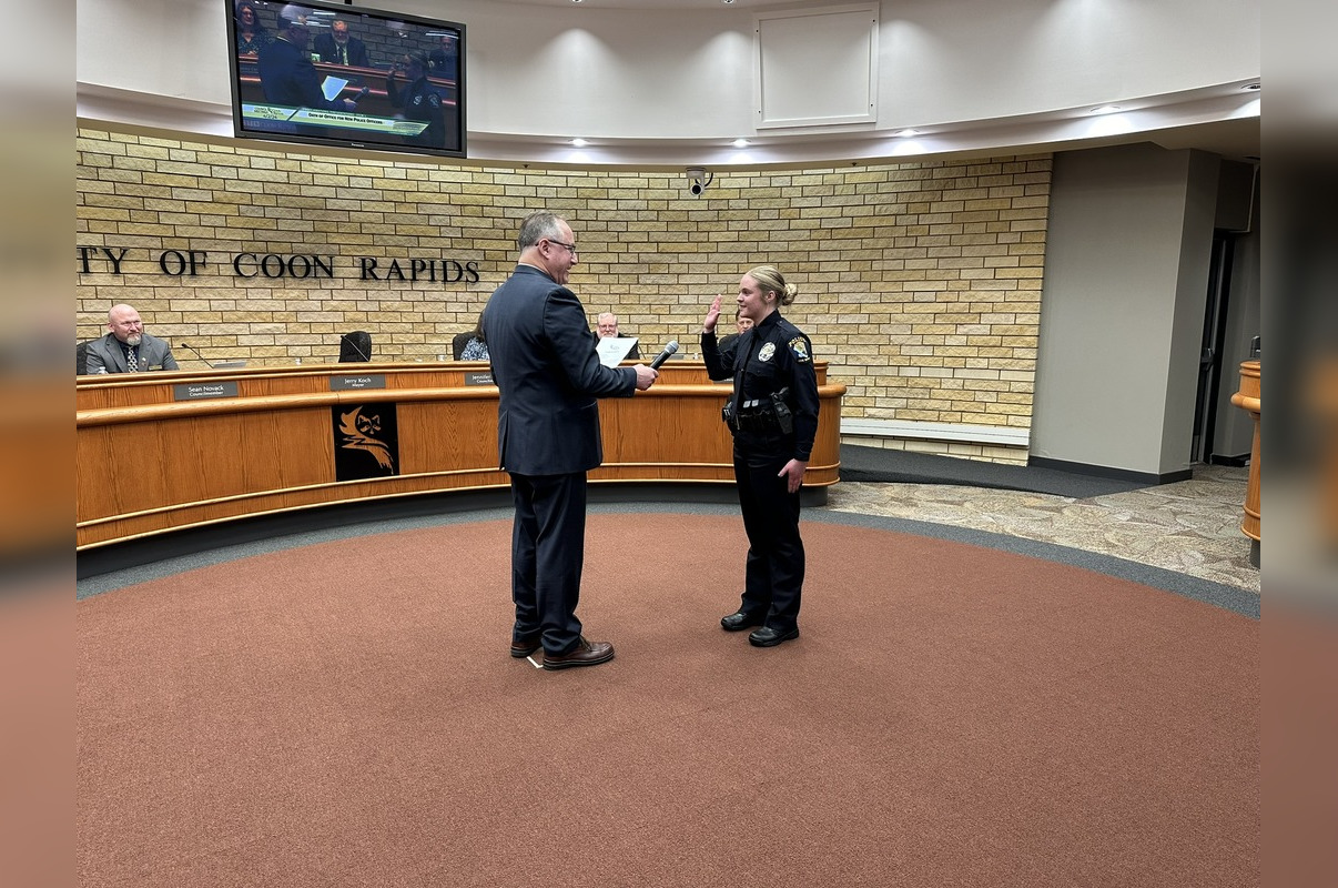 Coon Rapids Welcomes Four New Officers to Police Force in Commitment