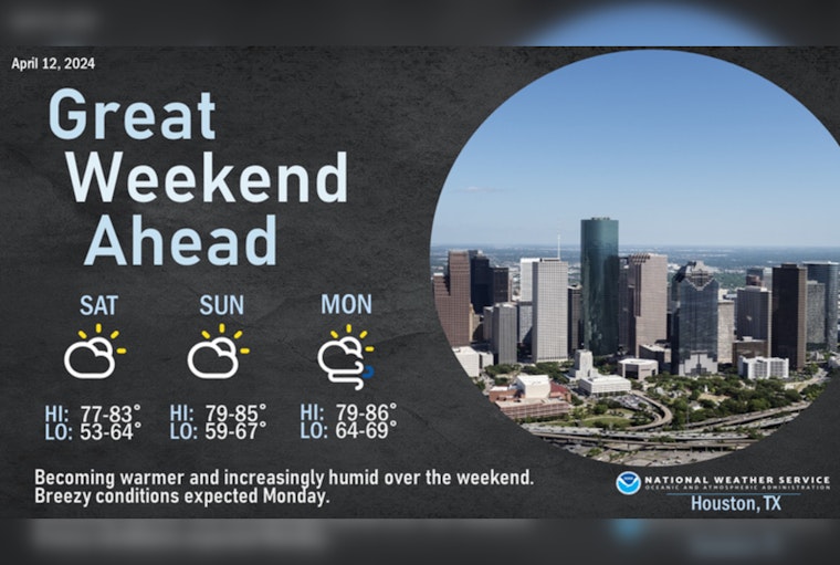 Houston Basks in Perfect Weekend Weather