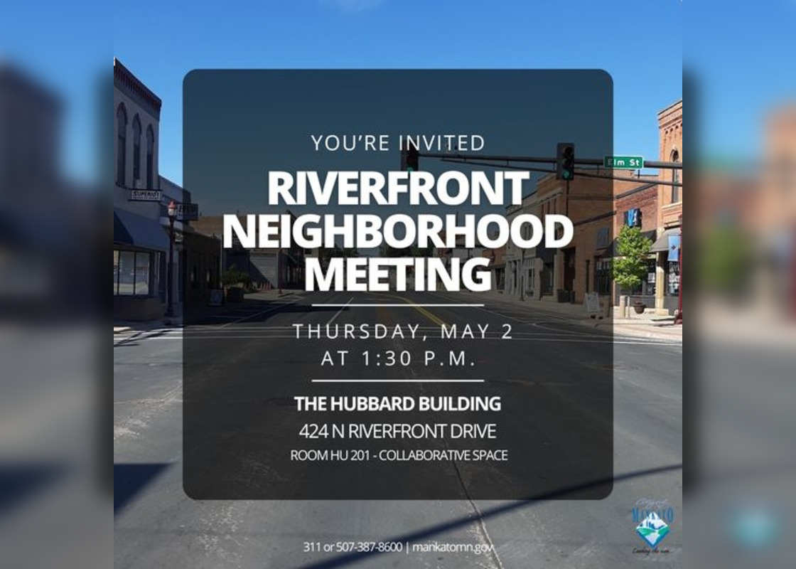 Mankato to Host Community Meeting on Riverfront Drive Project Impacts