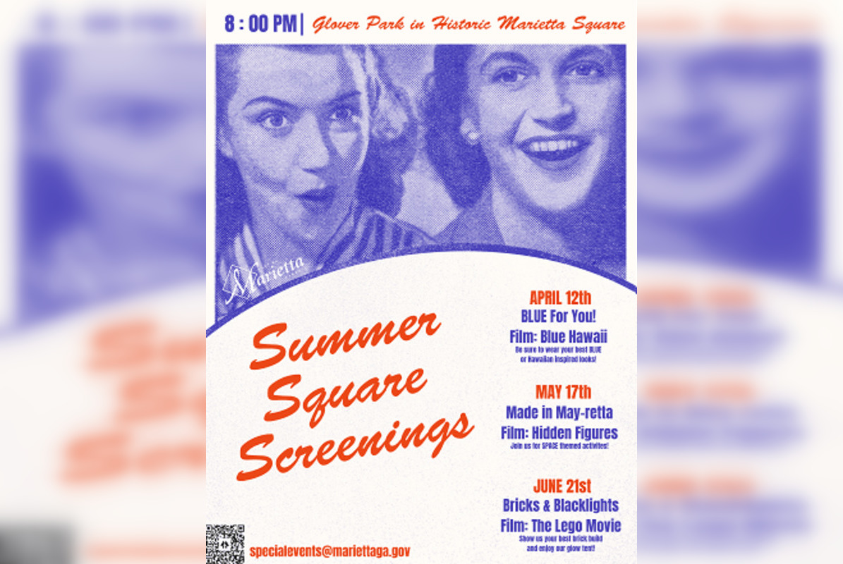 Marietta Parks & Recreation Unveils Outdoor 'Summer Square Screenings'