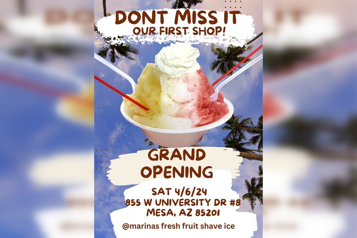 Mesa Entrepreneur Celebrates Grand Opening of Fresh Fruit Shave Ice