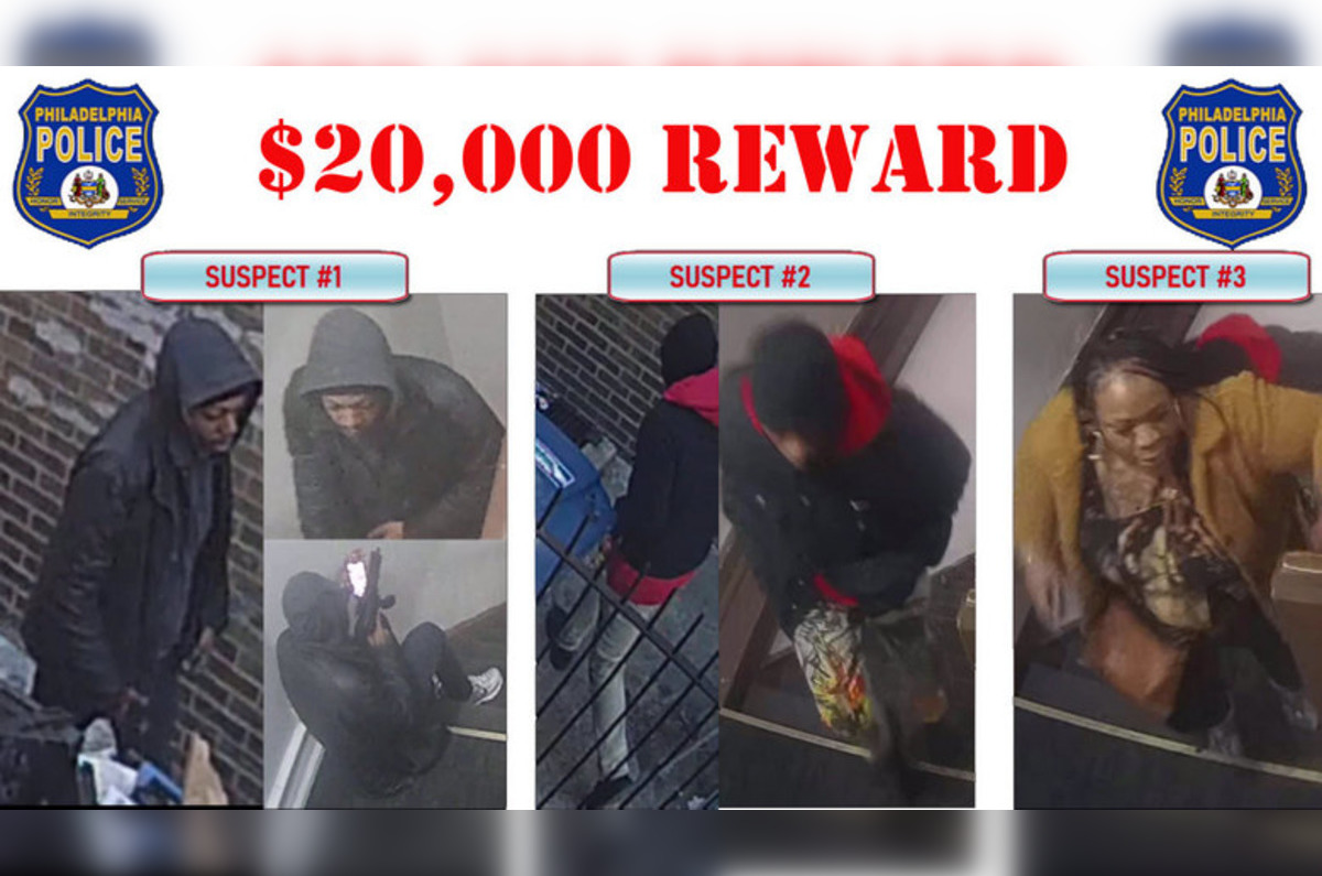 Philadelphia Police Offer $20,000 Reward for Info on Suspects in 15th