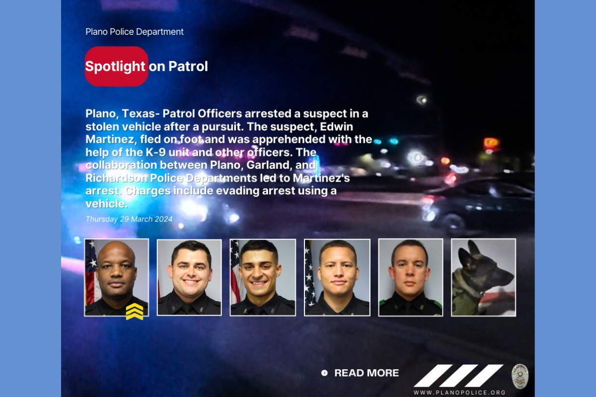 Plano Teenager Charged With Evading Arrest After High Speed Chase