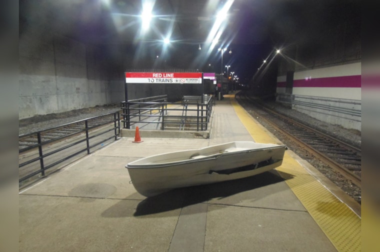 Rogue Boat Strikes Commuter Train on Fitchburg Line, No Injuries