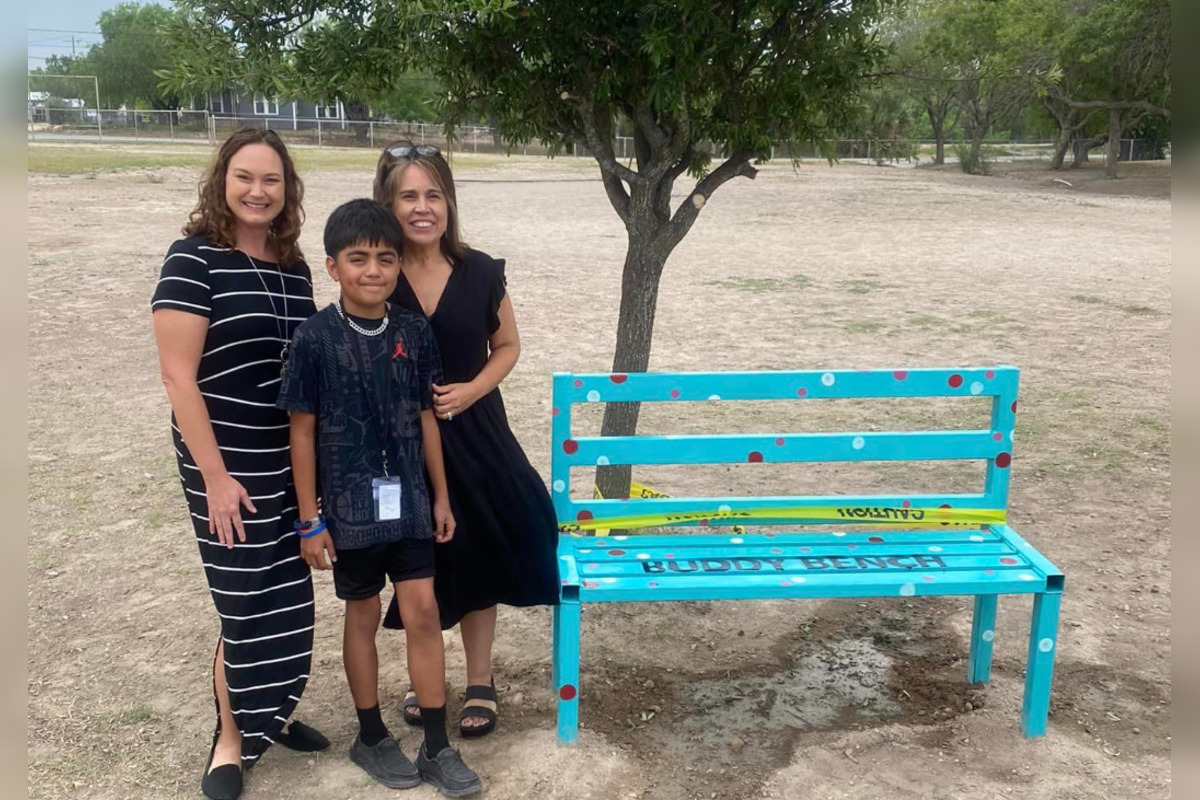 South Texas Fourth Grader's 'Buddy Bench' Initiative Cultivates