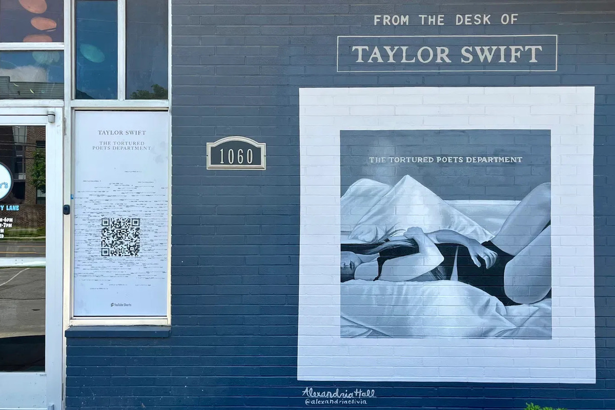 Taylor Swift's New Album Mural Ignites Excitement at Nashville's