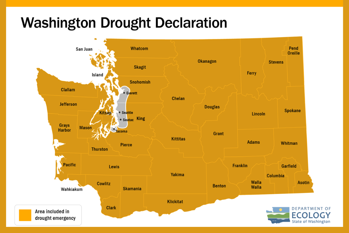 Washington State Declares Drought Emergency as Climate Change