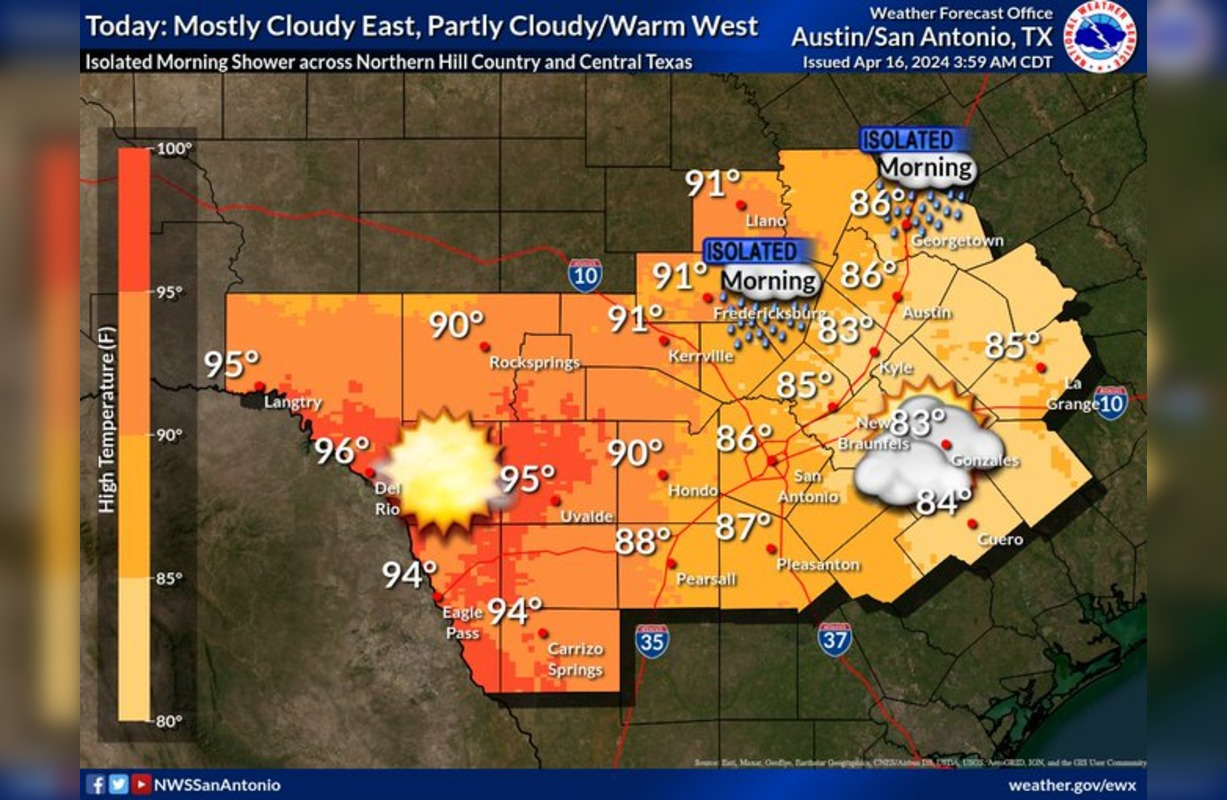 Wet End to the Week, Austin Braces for Rain and Possible Storms as