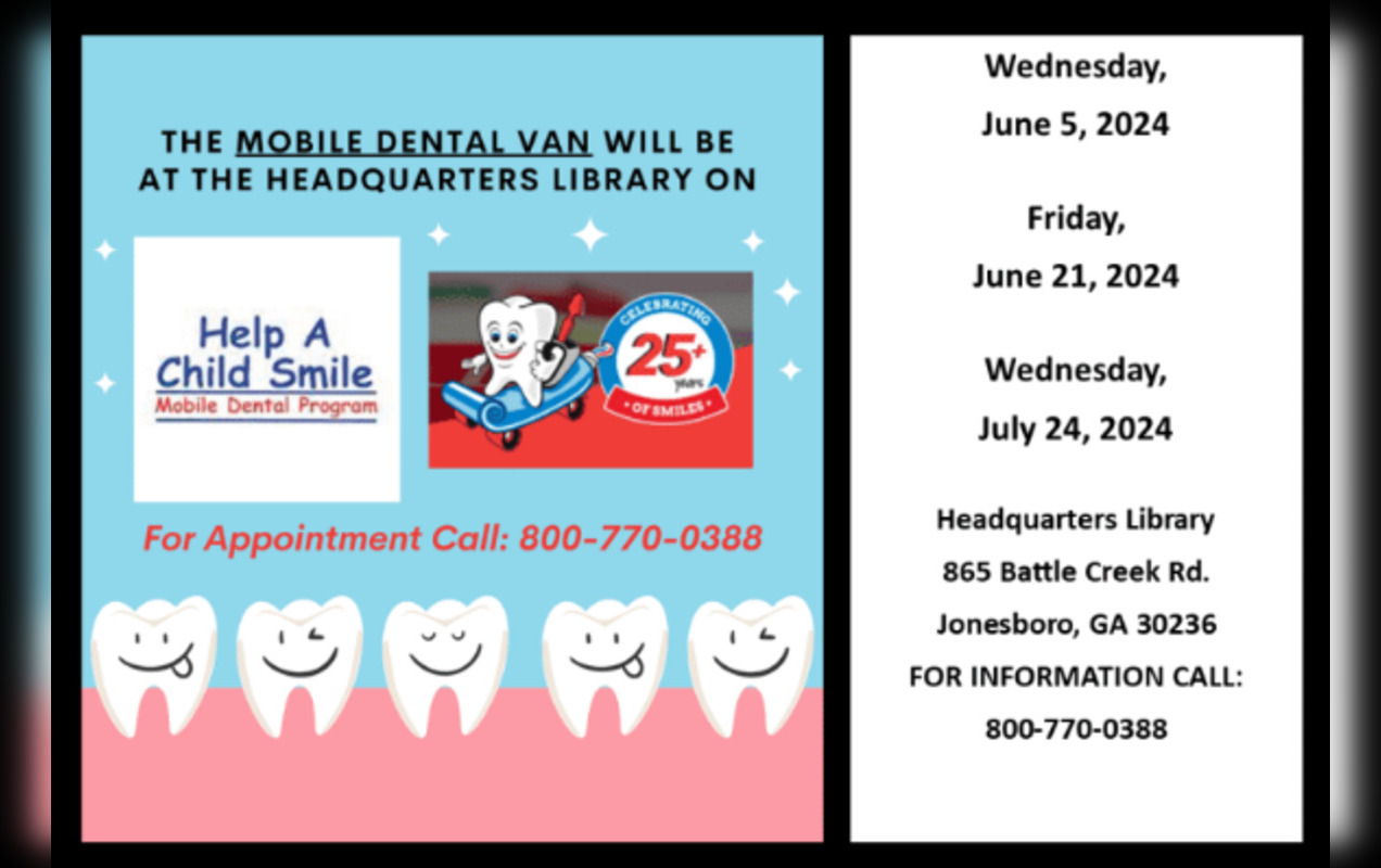 Clayton County Library Teams Up with Help a Child Smile to Provide