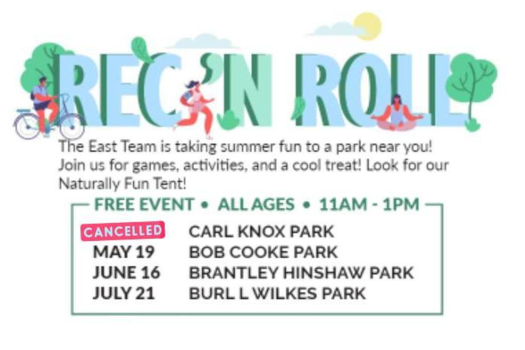 Arlington's Inaugural Rec 'N Roll Event Postponed Due to Stormy