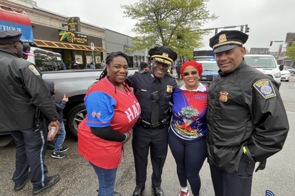 Boston Police Join Celebration at Haitian-American Unity Parade in