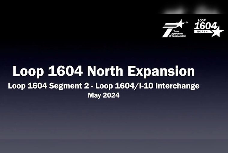 Eastbound I-10 at Loop 1604 Interchange in San Antonio Closes for the