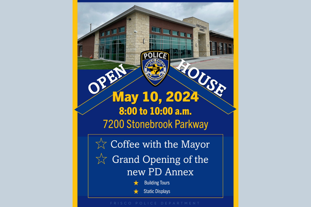 Frisco Celebrates New Police Annex with Coffee with the Mayor and