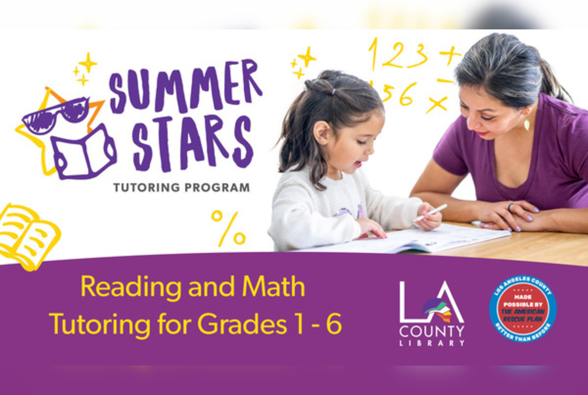 LA County Library Unveils Free 'Summer Stars' Tutoring Program to