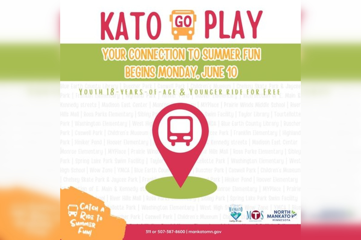 Mankato Rolls Out "Kato Go Play" Summer Bus Service for Fare-Free