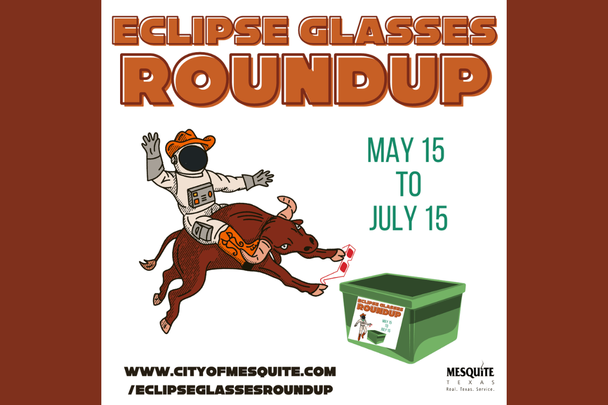 Mesquite Launches Solar Eclipse Glasses Recycling Campaign Ahead of