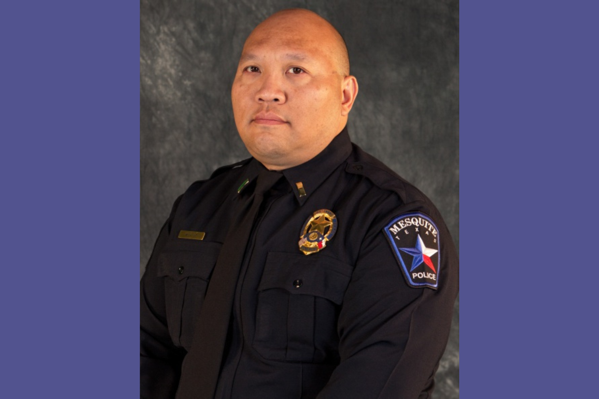 Mesquite Police Department Celebrates Lieutenant Lo's Rise from Hong