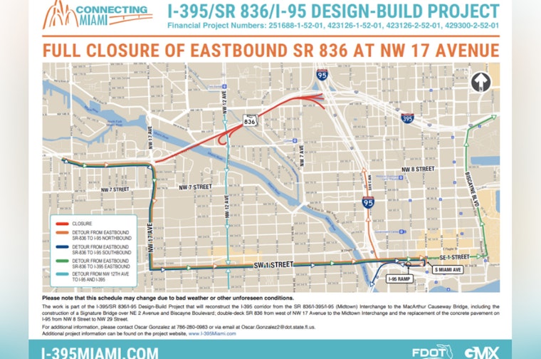 Miami's Dolphin Expressway to Face Overnight Closures Amid Bridge
