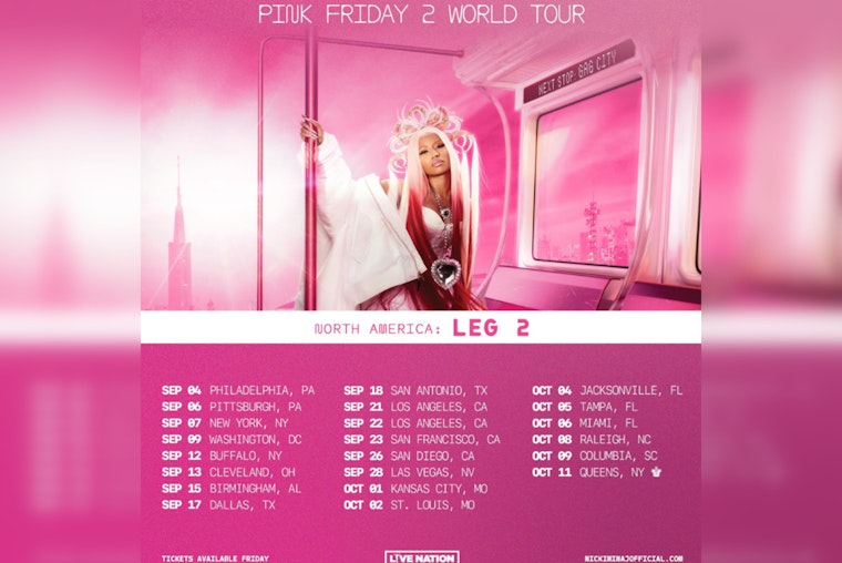 Nicki Minaj to Electrify San Antonio With Pink Friday 2 Tour Following