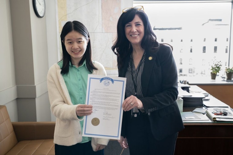 North Oaks Teen Alice Lee Honored by Minnesota Senator for Historic