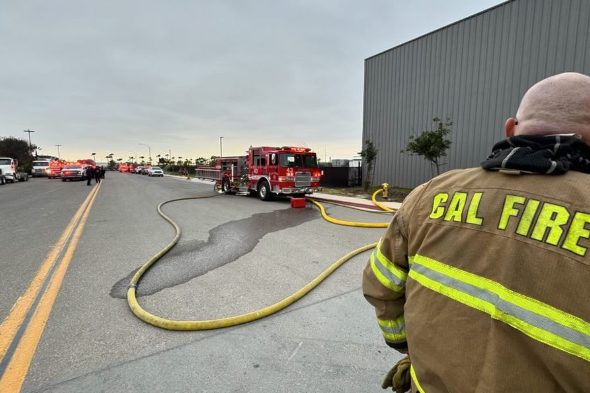 Otay Mesa Firefighters Quell Blaze At World S Once Largest Battery