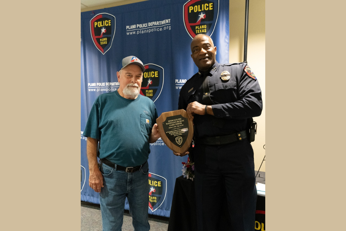 Plano Police Department Bids Farewell to Beloved Facilities Manager