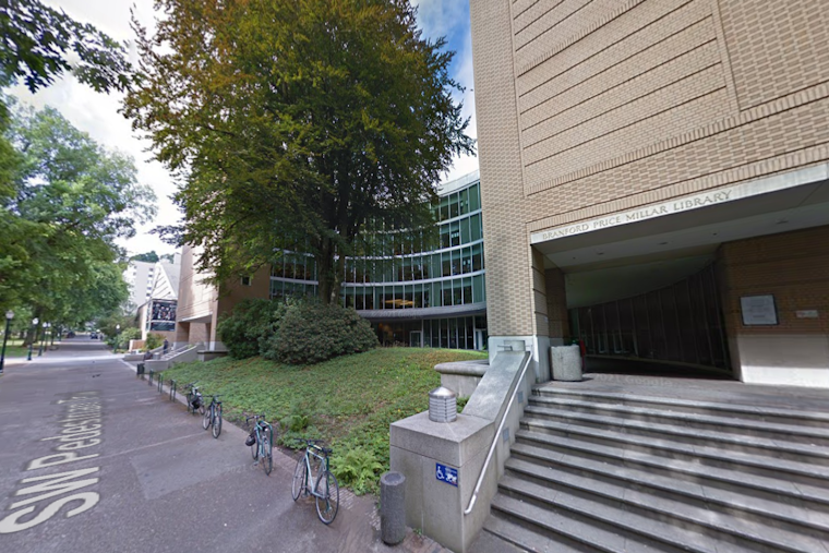 Portland State Library Damaged as Pro-Gaza Protesters Reoccupy