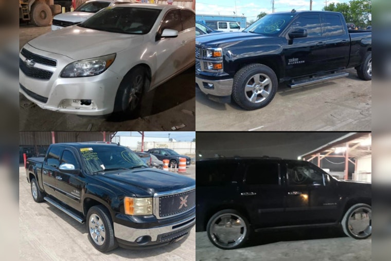 San Antonio Police Department to Auction Seized Vehicles Tuesday