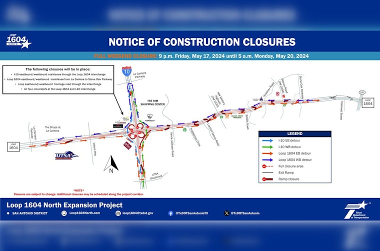San Antonio's Loop 1604 Expansion Advances as New Lanes Open, Easing