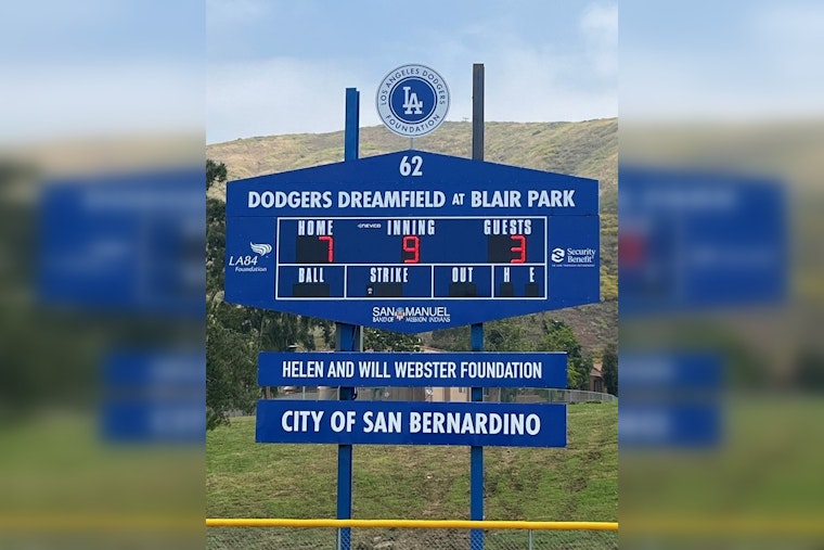 San Bernardino Celebrates Opening of Dodger Dreamfields at Blair Park
