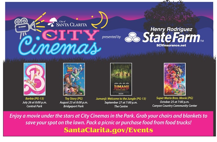 Santa Clarita Welcomes Free Outdoor Movie Series This Summer Sponsored