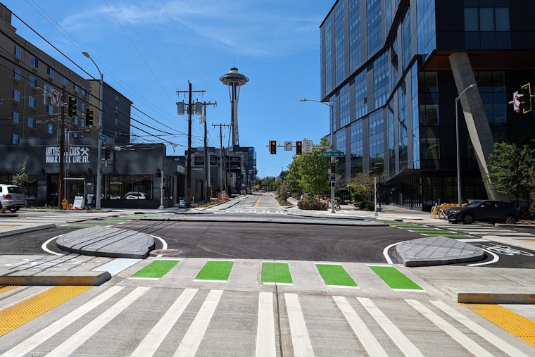 Seattle Unveils First Protected Intersection for Enhanced Biker and