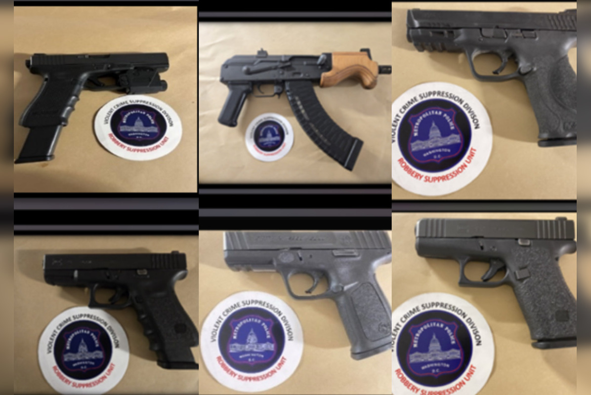 Washington D.C. Police Seize 45 Firearms in a Week, Including "Ghost