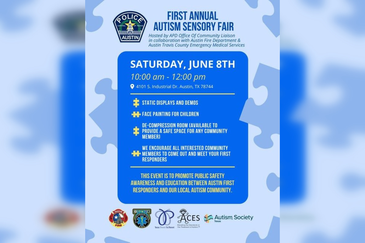 Austin Police Department Launches Inaugural Autism Sensory Fair for