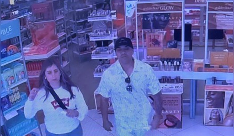 Authorities Seek Public's Help to Identify Duo Suspected of $1,100 Authorities Seek Public's Help to Identify Duo Suspected of $1,100