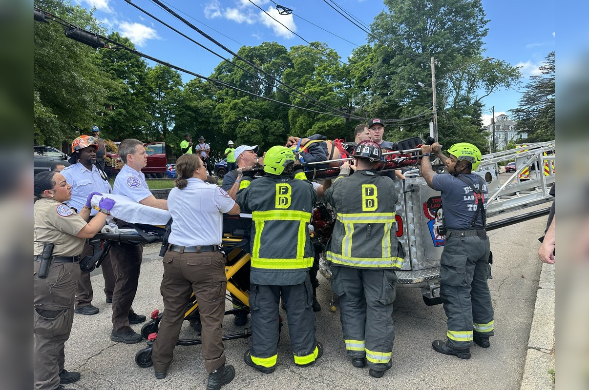 Boston Construction Worker Hospitalized After 20-Foot Fall from Church