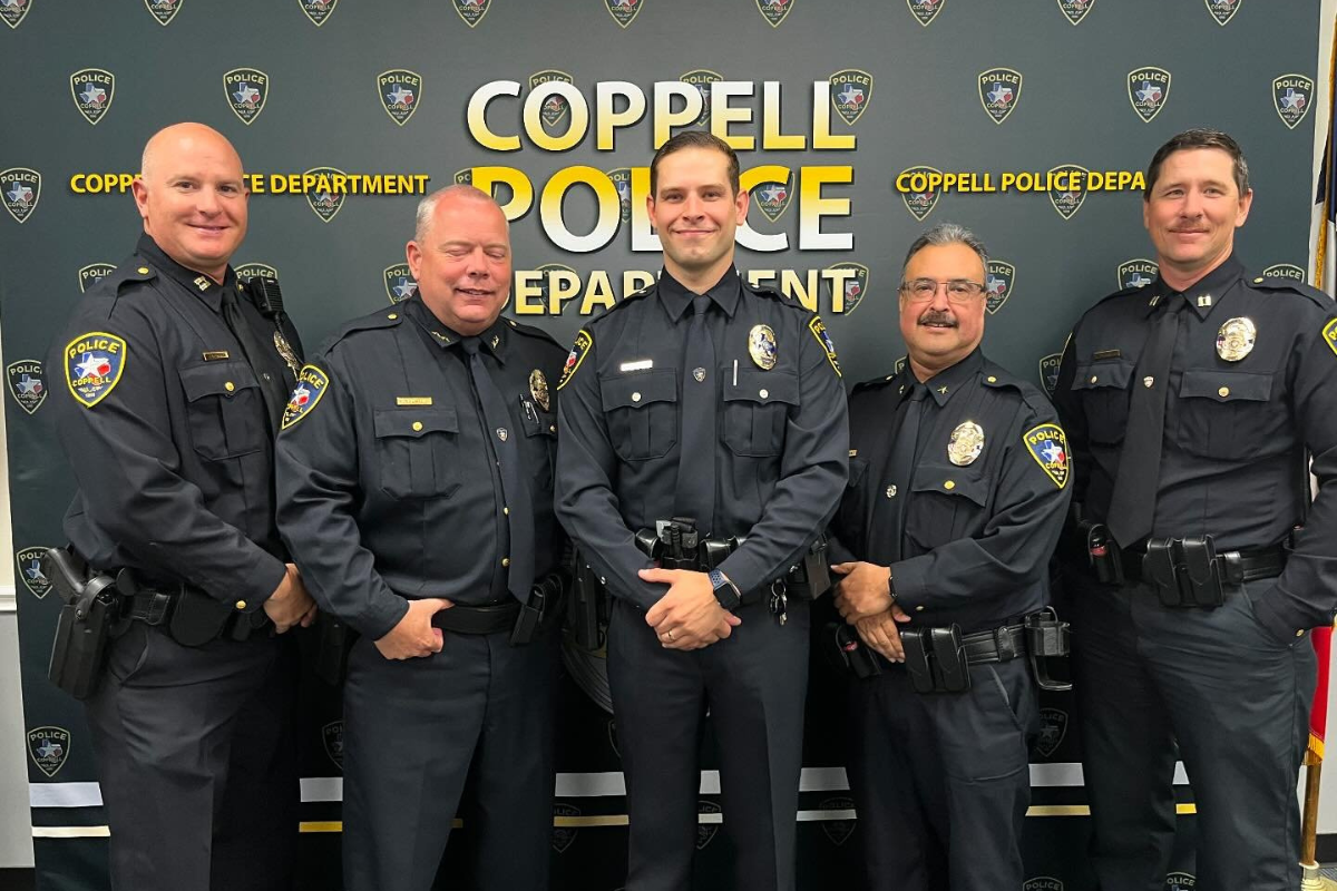 Coppell’s Finest: Officer Dodson Promoted to Corporal After 6 Years of