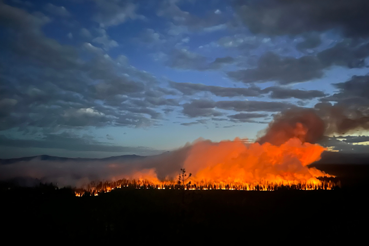 Darlene Fire Prompts Urgent Evacuations Near La Pine as Blaze Reaches