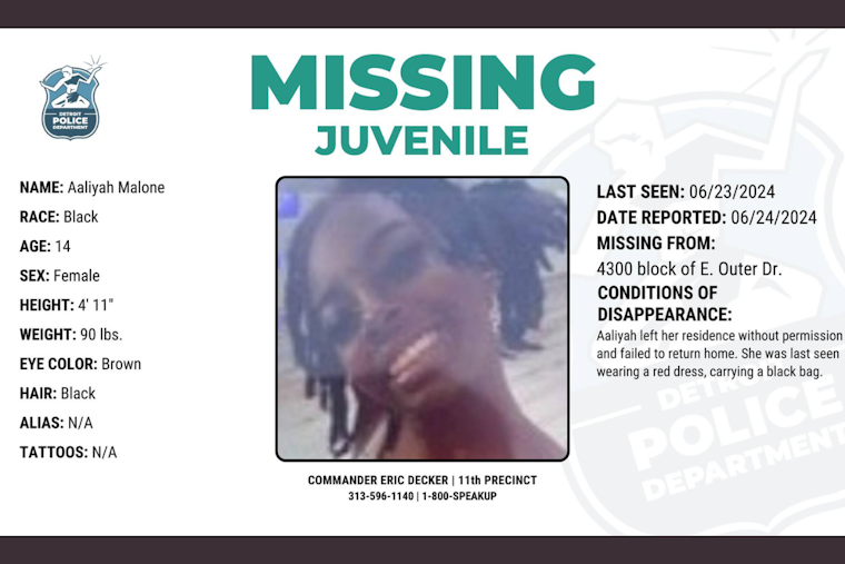 Detroit Police Urgently Seek Help to Locate Missing 14-Year-Old