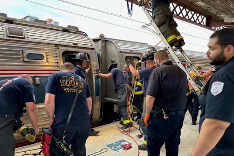 Elderly Woman Rescued from Beneath Amtrak Train in Wilmington by First