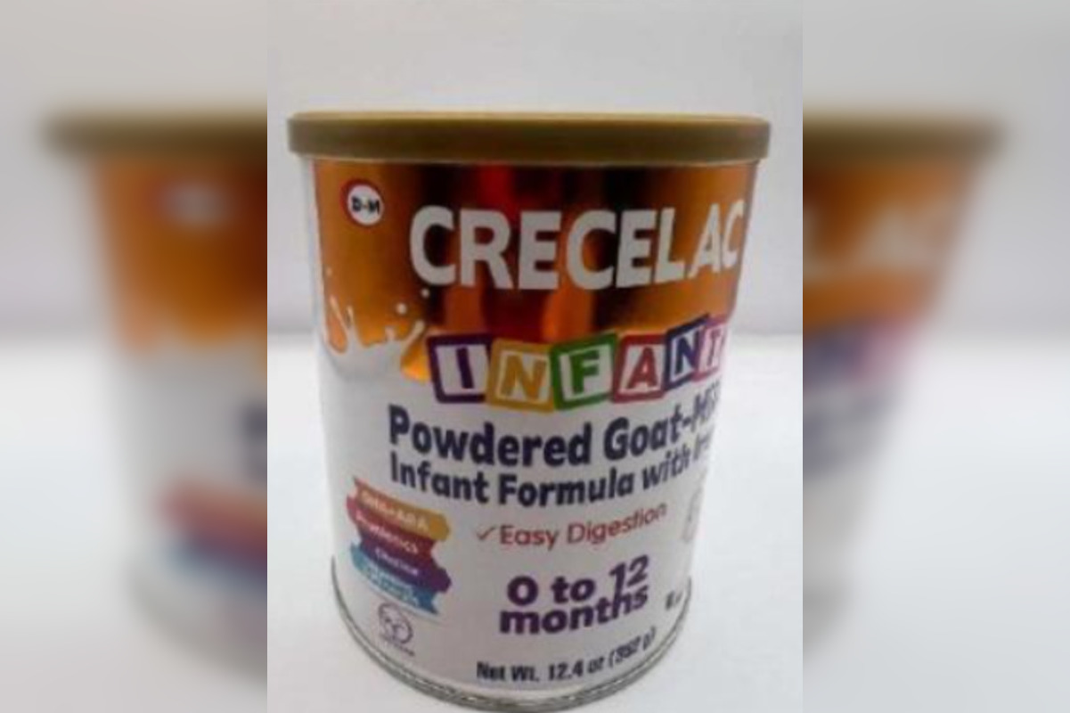 FDA Confirms Single Baby Formula Product From Texas-based Dairy