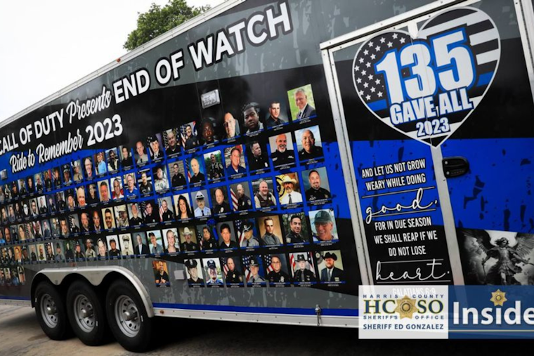 Harris County Sheriffs Office Honors Fallen Deputies Addresses Gun