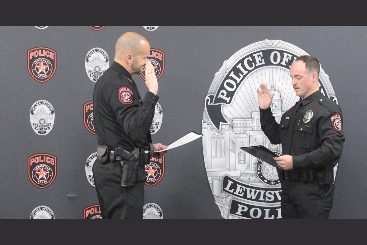 Lewisville Police Department Welcomes New Officer Brittain Skinner,