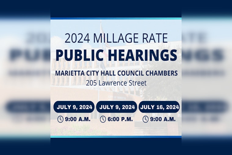 Marietta Maintains Tax Millage Rate for 23rd Year, Increased Property