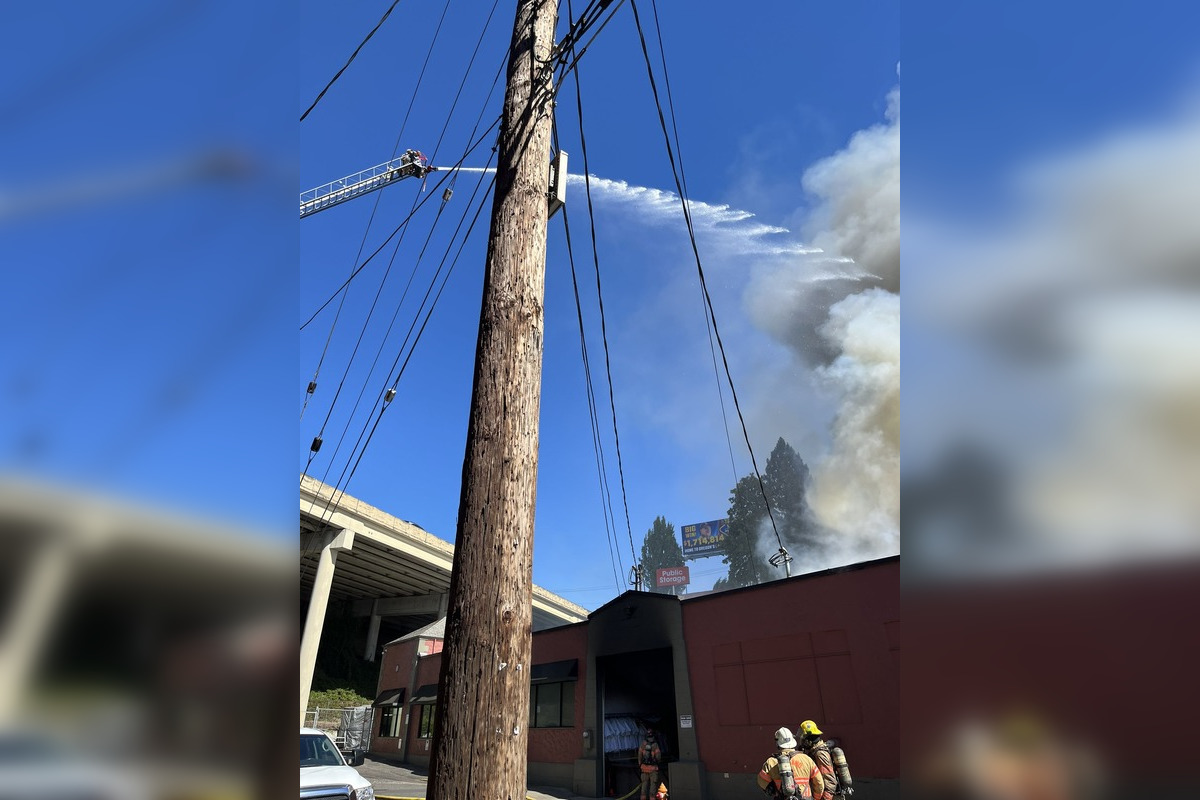 Massive Grease Fire Engulfs Noodle Factory in North Portland,